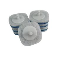 China Disposable toilet brush replacement heads, come with cleaning solution, and offer powerful cleaning for sale