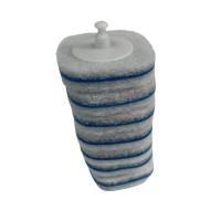 China Disposable toilet brush replacement heads, come with cleaning solution, and offer powerful cleaning for sale