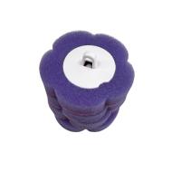 China Customizable disposable toilet brush replacement heads with built-in cleaning solution for sale