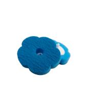China Disposable toilet brush replacement pack with multi-shaped sponge cleaning for sale