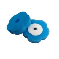 China Disposable toilet brush replacement pack with multi-shaped sponge cleaning for sale