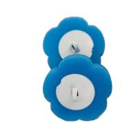 China Disposable toilet brush replacement pack with multi-shaped sponge cleaning for sale