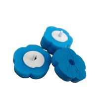 China Disposable toilet brush replacement pack with multi-shaped sponge cleaning for sale