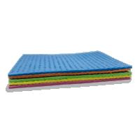 China Customizable wood pulp cotton cleaning cloths for everyday kitchen cleaning. for sale