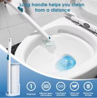 China Disposable toilet brush set, wall-mountable, logo printable,Convenient for sale