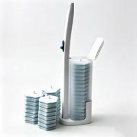 China Toilet Brush Set with Disposable Heads – Built-In Cleaner for Hygiene for sale