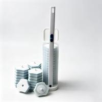 China Toilet Brush Set with Disposable Heads – Built-In Cleaner for Hygiene for sale
