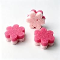China Flower Temp-Sponge – Softens in Warm Water, Ideal for Kitchen Hygiene for sale