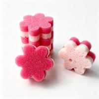 China Flower Temp-Sponge – Softens in Warm Water, Ideal for Kitchen Hygiene for sale