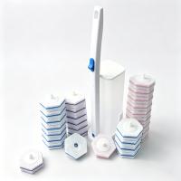 China Disposable toilet brush set for home use thorough cleaning wall-mounted for sale