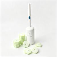 China Reusable Handle, Pre-Impregnated Concentrated Cleaning Solution, Disposable Toilet Brush Set for sale