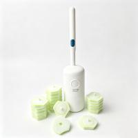 China Reusable Handle, Pre-Impregnated Concentrated Cleaning Solution, Disposable Toilet Brush Set for sale