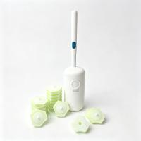 China Reusable Handle, Pre-Impregnated Concentrated Cleaning Solution, Disposable Toilet Brush Set for sale