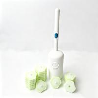 China Reusable Handle, Pre-Impregnated Concentrated Cleaning Solution, Disposable Toilet Brush Set for sale
