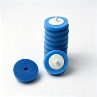 China Disposable toilet brush sponge replacement heads multiple colors  PS  PP materials for sale