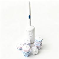 China Anti-Slip Snap-On Design, Long-Lasting Cleaning Formula – Disposable Toilet Brush Set for sale