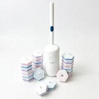 China Anti-Slip Snap-On Design, Long-Lasting Cleaning Formula – Disposable Toilet Brush Set for sale