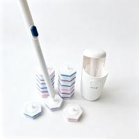 China Anti-Slip Snap-On Design, Long-Lasting Cleaning Formula – Disposable Toilet Brush Set for sale