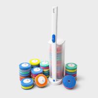 China Toilet Brush Set – Replaceable Heads with Built-In Cleaner for Hygiene for sale