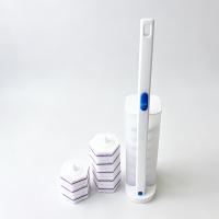 China Toilet Brush Kit Replaceable Heads With Built In Cleaner For Hygiene for sale