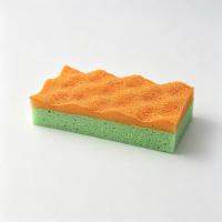 China Coated sponge Printable logo fades over time high-density sponge for sale