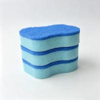 China Multi-Use Kitchen Sponge with Scrubber – Soft Foam + Scourer for Daily Dish and Cookware Cleaning for sale