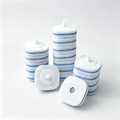 China Disposable toilet brush sponge refills strong foam concentration multiple options available for sale