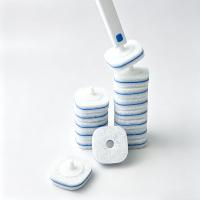 China Disposable toilet brush sponge refills strong foam concentration multiple options available for sale
