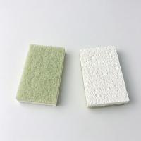 China Green sisal scouring pad made from composite cellulose sponge  biodegradable compostable for sale