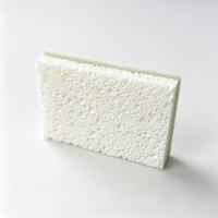 China Green sisal scouring pad made from composite cellulose sponge  biodegradable compostable for sale