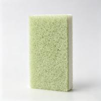 China Green sisal scouring pad made from composite cellulose sponge  biodegradable compostable for sale