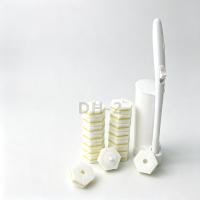 China Pre-Loaded Cleaner, Snap-On Design, Convenient Disposable Toilet Brush for sale