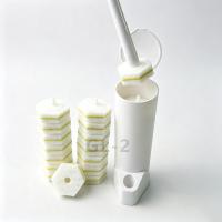 China Pre-Loaded Cleaner, Snap-On Design, Convenient Disposable Toilet Brush for sale