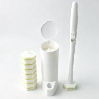 China Toilet Brush Set – Sturdy ABS Handle & Holder for Daily Hygiene Cleaning for sale