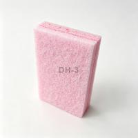 China Pink Biodegradable Compostable Wood Pulp Scrubber Pads for Cleaning for sale