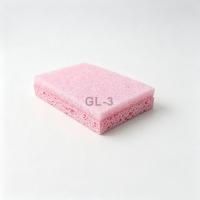 China Pink Biodegradable Cellulose Scouring Pad - 100% Natural & Home-Compostable for Eco-Friendly Cleaning for sale