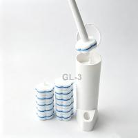 China Disposable toilet brush set ABS for thorough cleaning of household toilets for sale