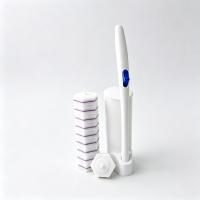 China Soft TPR Toilet Brush with Flexible Durable Bristles and Curved Rim Fit Design for Non Scratch Cleaning for sale