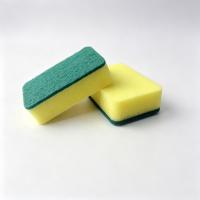 China Dual-Sided Kitchen Scrubber – Soft Wipe + Tough Scour for All Surfaces for sale