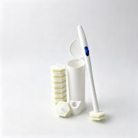 China Scratch Free Silicone Toilet Brush with Food Grade Silicone and 360 Degree Flexible Head for Ceramic Toilet Bowl Cleaning for sale