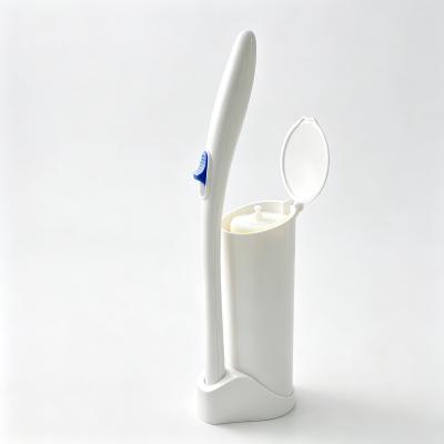 China Scratch Free Silicone Toilet Brush with Food Grade Silicone and 360 Degree Flexible Head for Ceramic Toilet Bowl Cleaning for sale