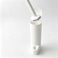 China Silicone Toilet Brush with Leakproof Ventilated Holder and Wall Mounted Storage for Bathroom Cleaning for sale