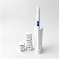 China Silicone Toilet Brush with Leakproof Ventilated Holder and Wall Mounted Storage for Bathroom Cleaning for sale