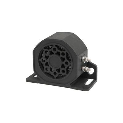 China 12V - 24V Car Reverse Horn IP67 Truck Reversing Alarm Black With Stainless Steel Mounting Bracket for sale