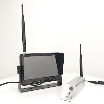 China 2412MHz - 2484MHz Forklift Wireless Camera System 7 Inch Wireless Rear View Camera for sale