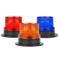 China DC 10-110V LED Rotary Flashing Strobe Warning Light Flashing Beacon Light for sale