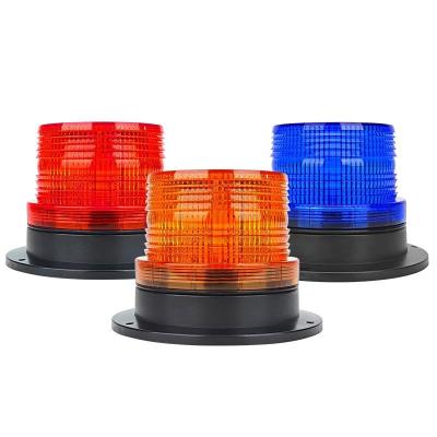 China DC 10-110V LED Rotary Flashing Strobe Warning Light Flashing Beacon Light for sale