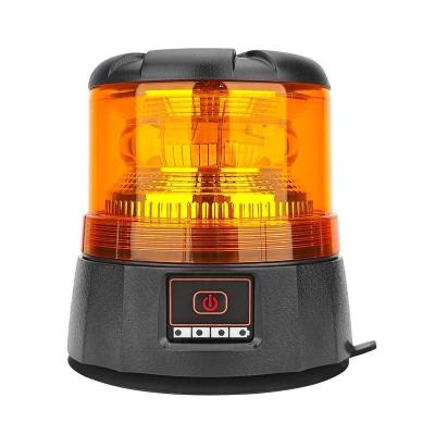 China Aluminum Alloy Signal Beacon 8W Rechargeable Flashing Beacon Amber for sale