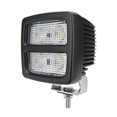 China 40W Square LED Driving Lights 9V 80V Off Road Lights For Trucks for sale
