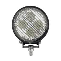 China 12W Round Flood Beam Tractor Light 10-36V LED Headlight for Agriculture Machinery for sale